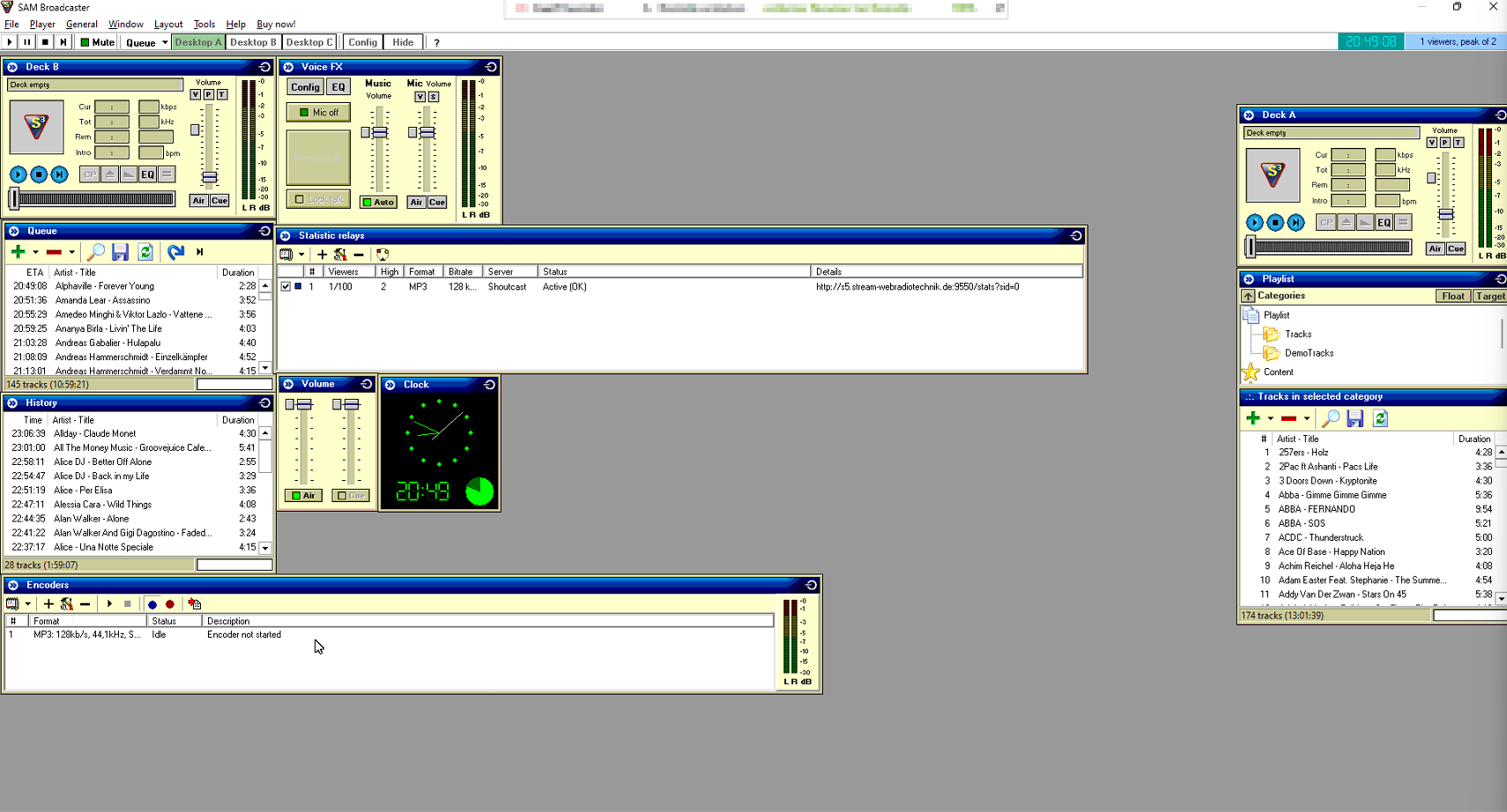 [HowTo] Anleitung: DJ / Encoder Setup SAM Broadcaster – Blog